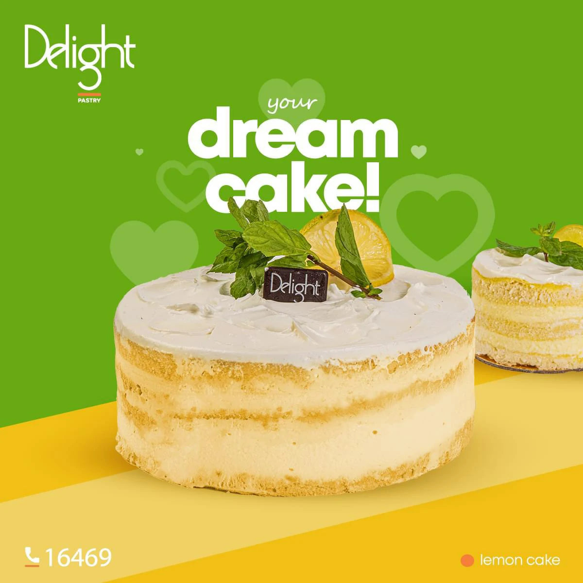 Creamy Lemon Cake – Delight